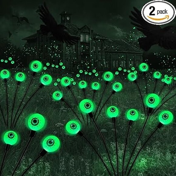 Accents | New 2packs Halloween Decorations Outdoor Solar Scary Eyeball ...